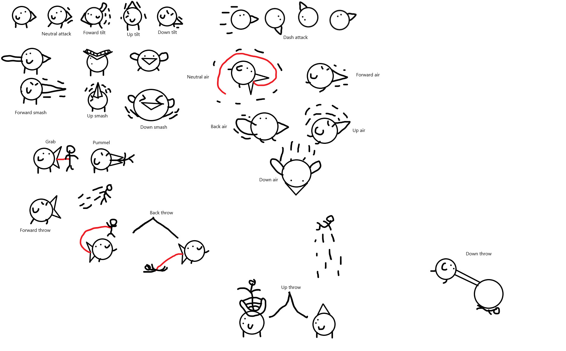 Pyoro Moveset concept Concept for Super Smash Bros. Crusade | SSBC Concepts