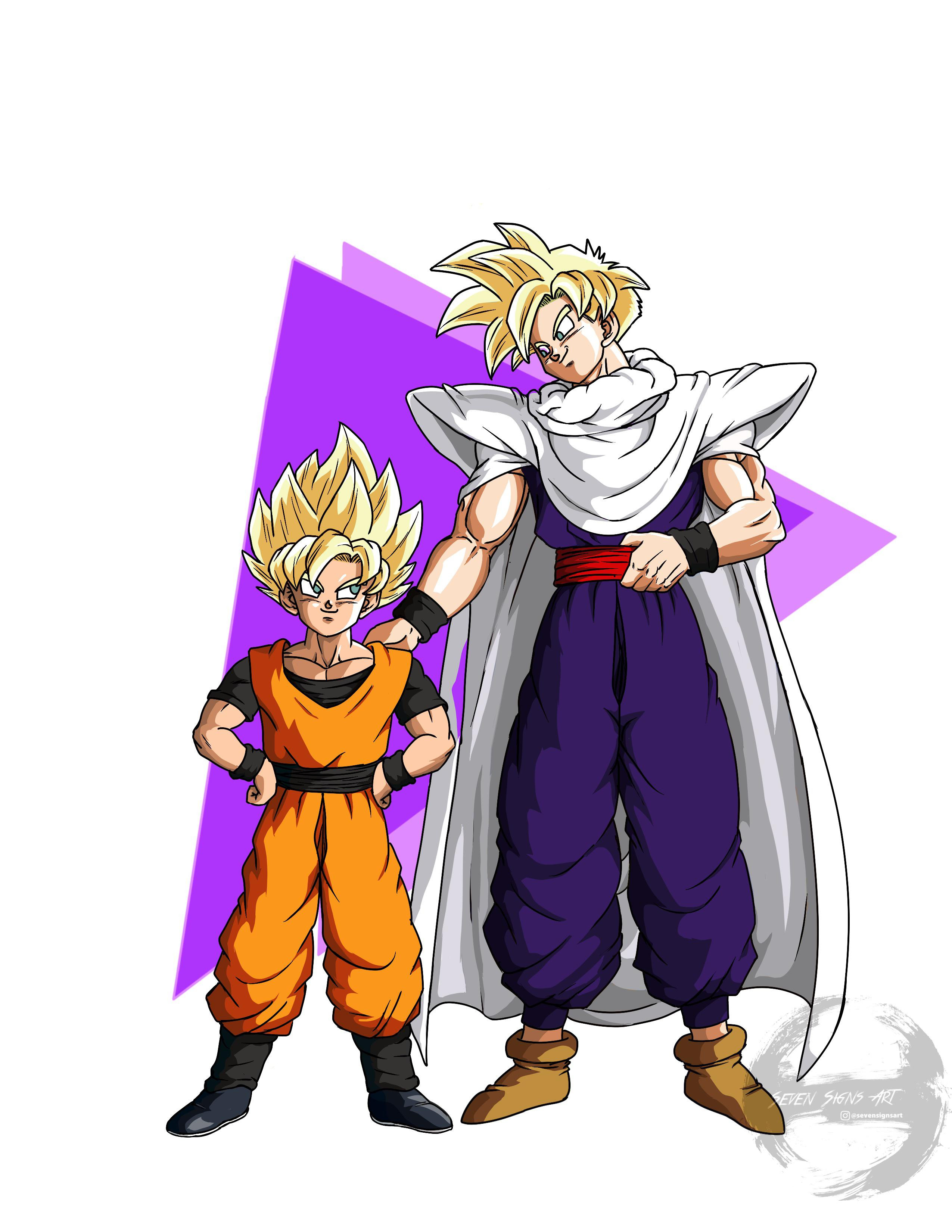 alternate adult gohan never stopped his training Concept for Dragon ...