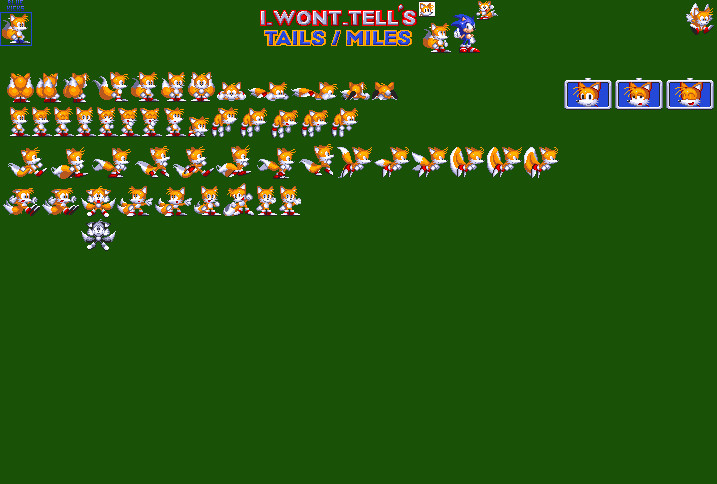 My Tails so far Concept for Sonic 3 A.I.R. | S3AIR Concepts