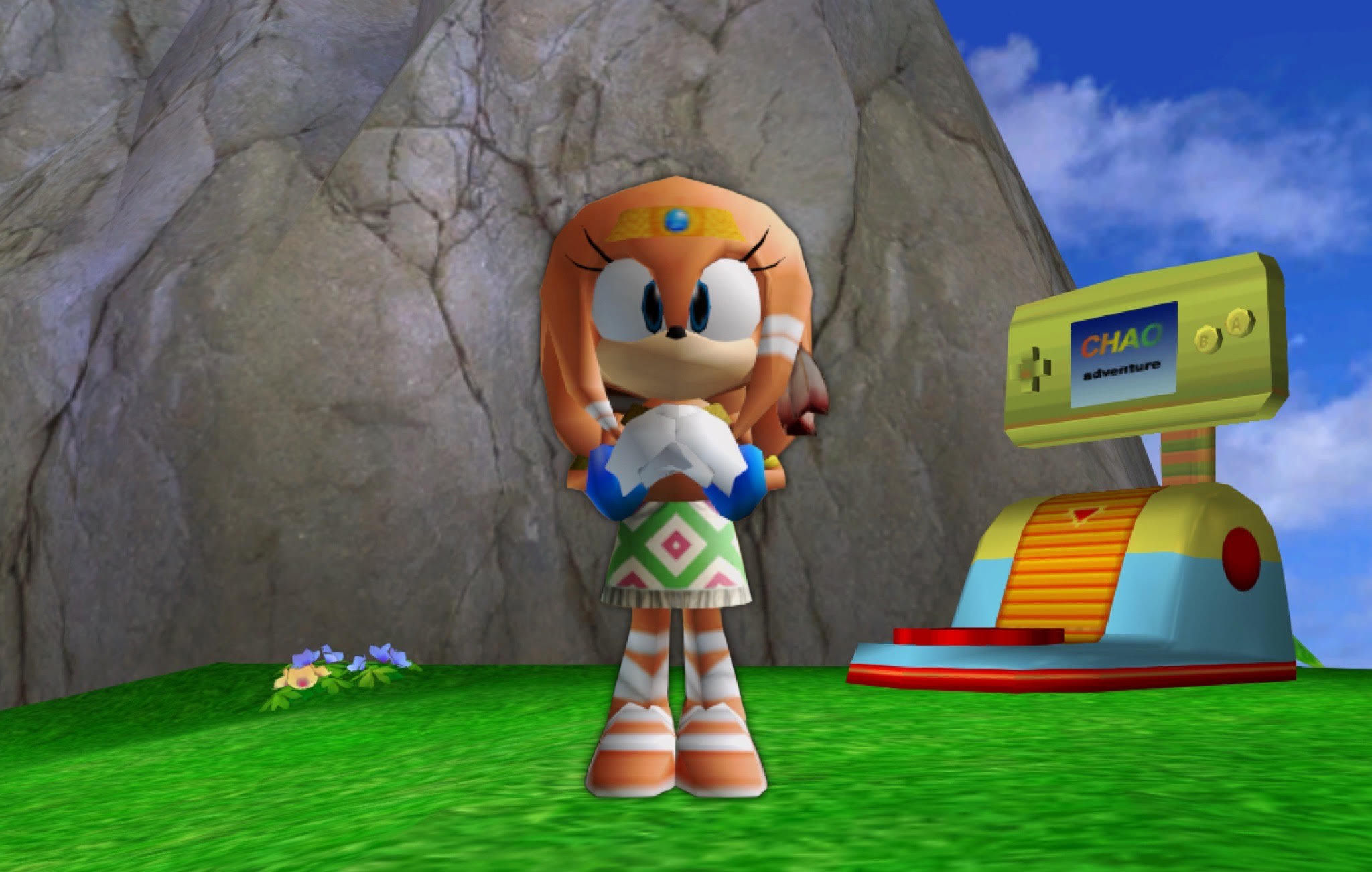Tikal's SA1 Idle Pose for SA2 Concept for Sonic Adventure 2 | SA2 Concepts