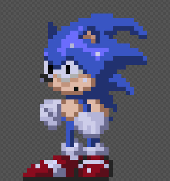 Tired/Sleepy Sonic Concept for Sonic 3 A.I.R. | S3AIR Concepts