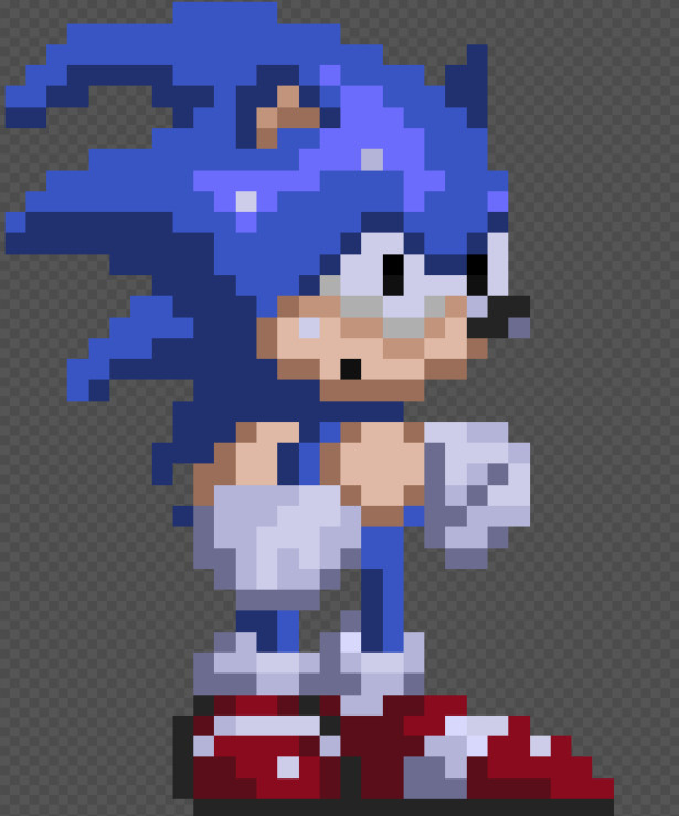 Tired/Sleepy Sonic Concept for Sonic 3 A.I.R. | S3AIR Concepts