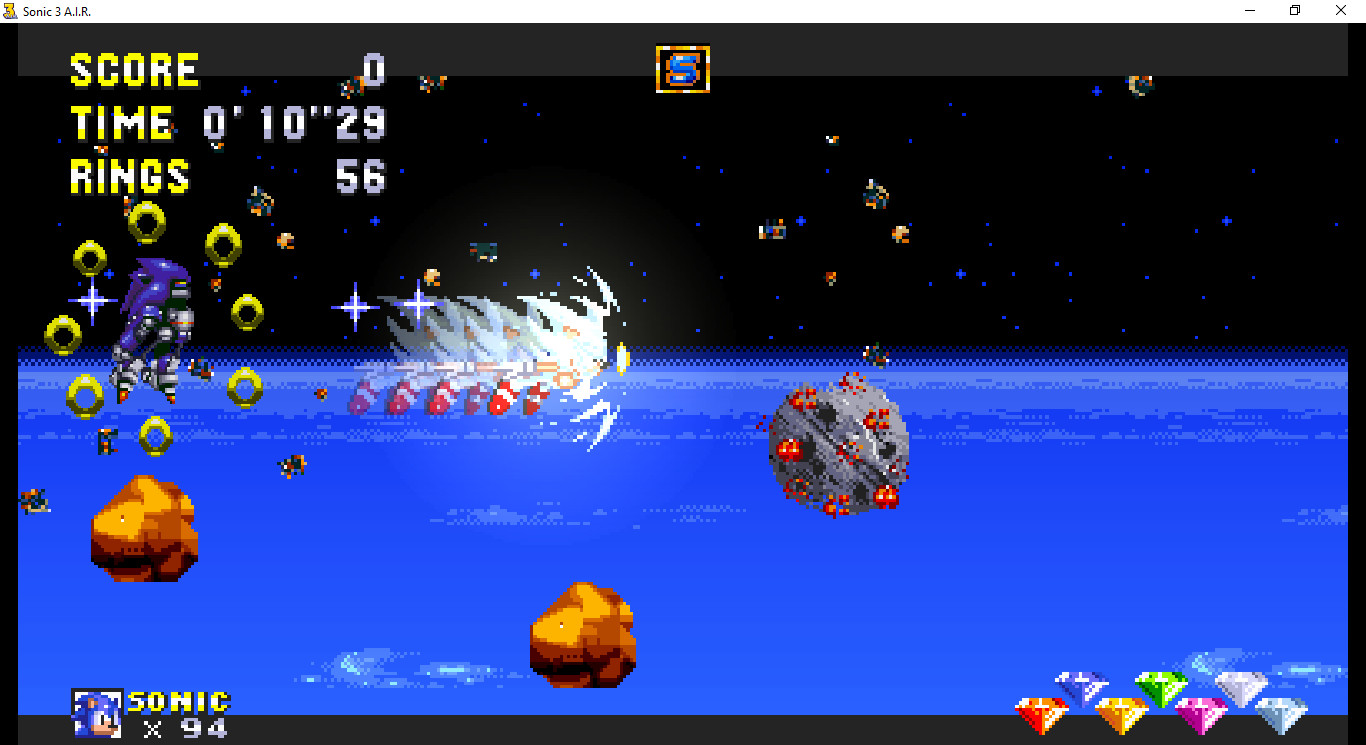 Tres Fases para Doomsday Zone Concept for Sonic 3 A.I.R. | S3AIR Concepts