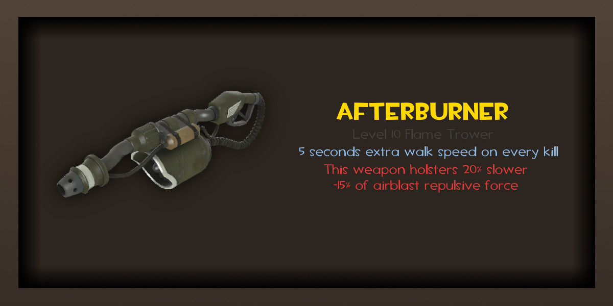 Conceptual statistics for cancelled weapons Concept for Team Fortress 2 ...