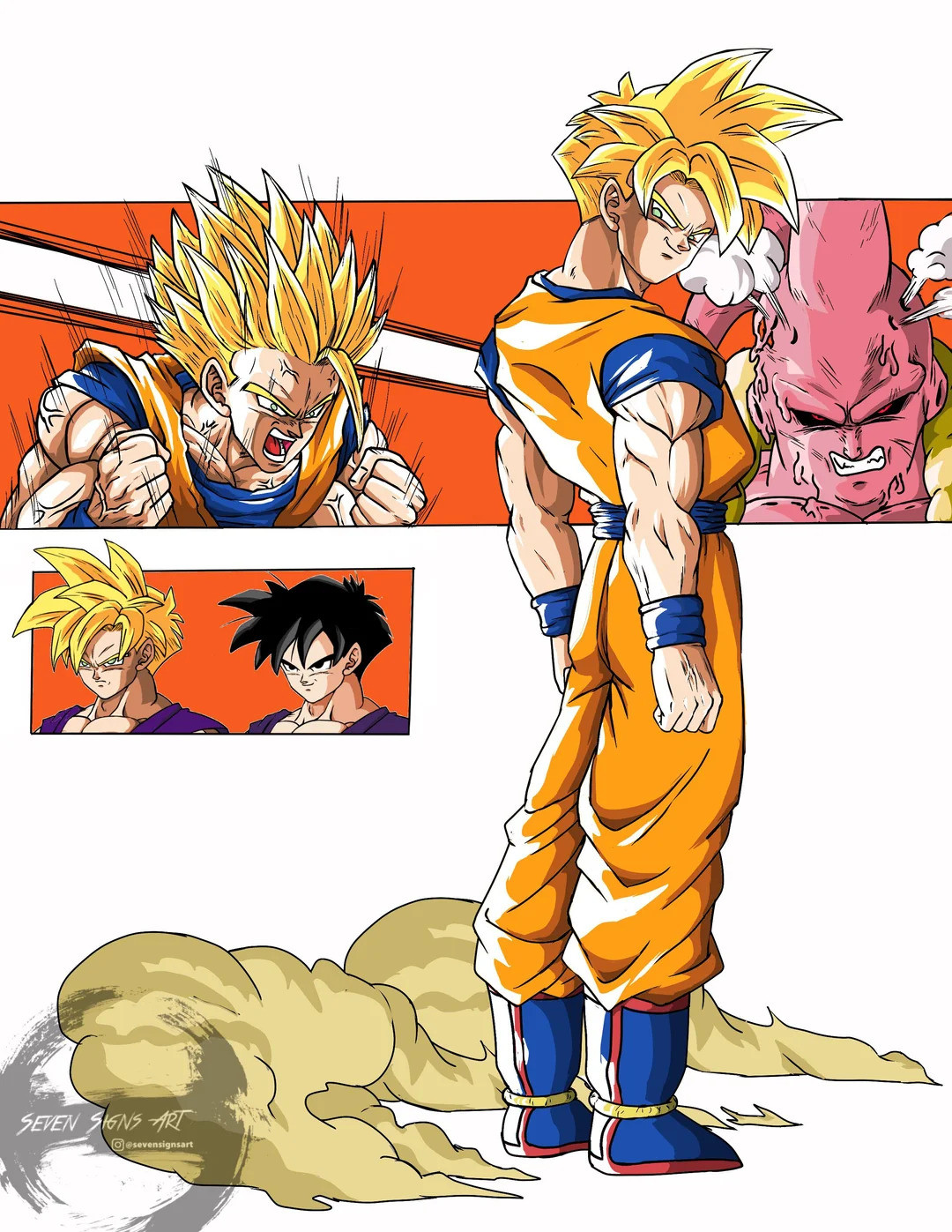 What if adult gohan never stopped his training Concept for Dragon Ball ...