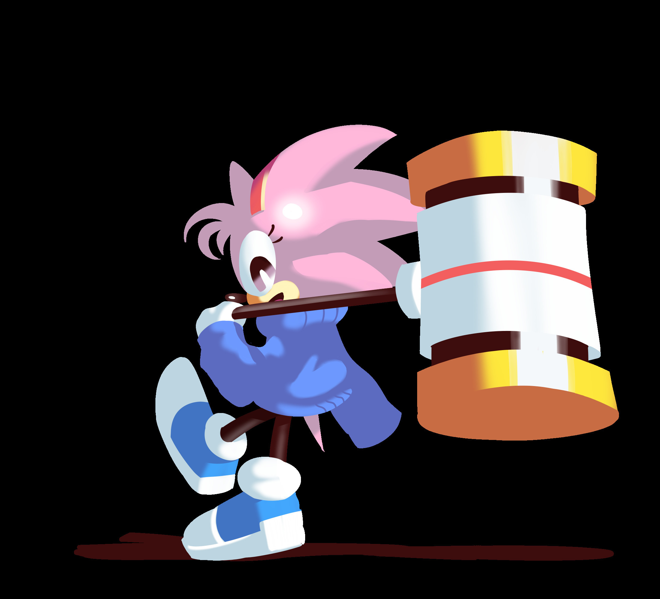 Amy in sonic and the moon facility style Concept for Sonic 3 A.I.R ...