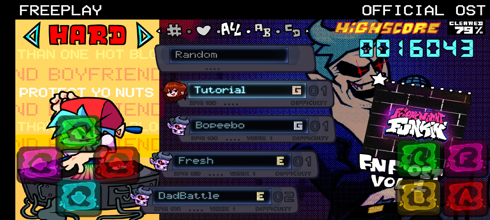 S3 Level Select Style Freeplay of FNF Concept for Sonic 3 A.I.R ...