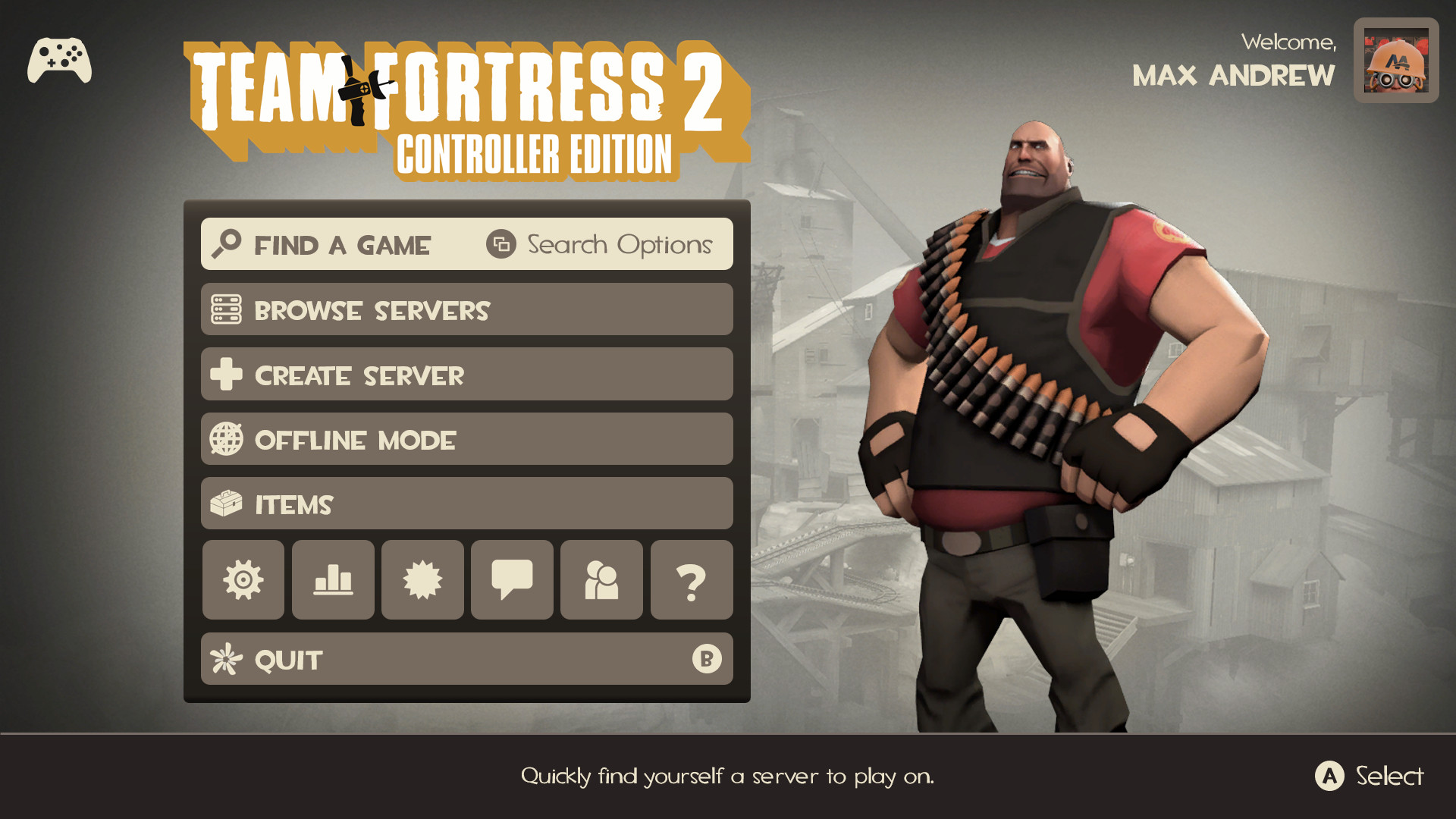 Team Fortress 2: Controller Edition Concept for Team Fortress 2 | TF2 ...