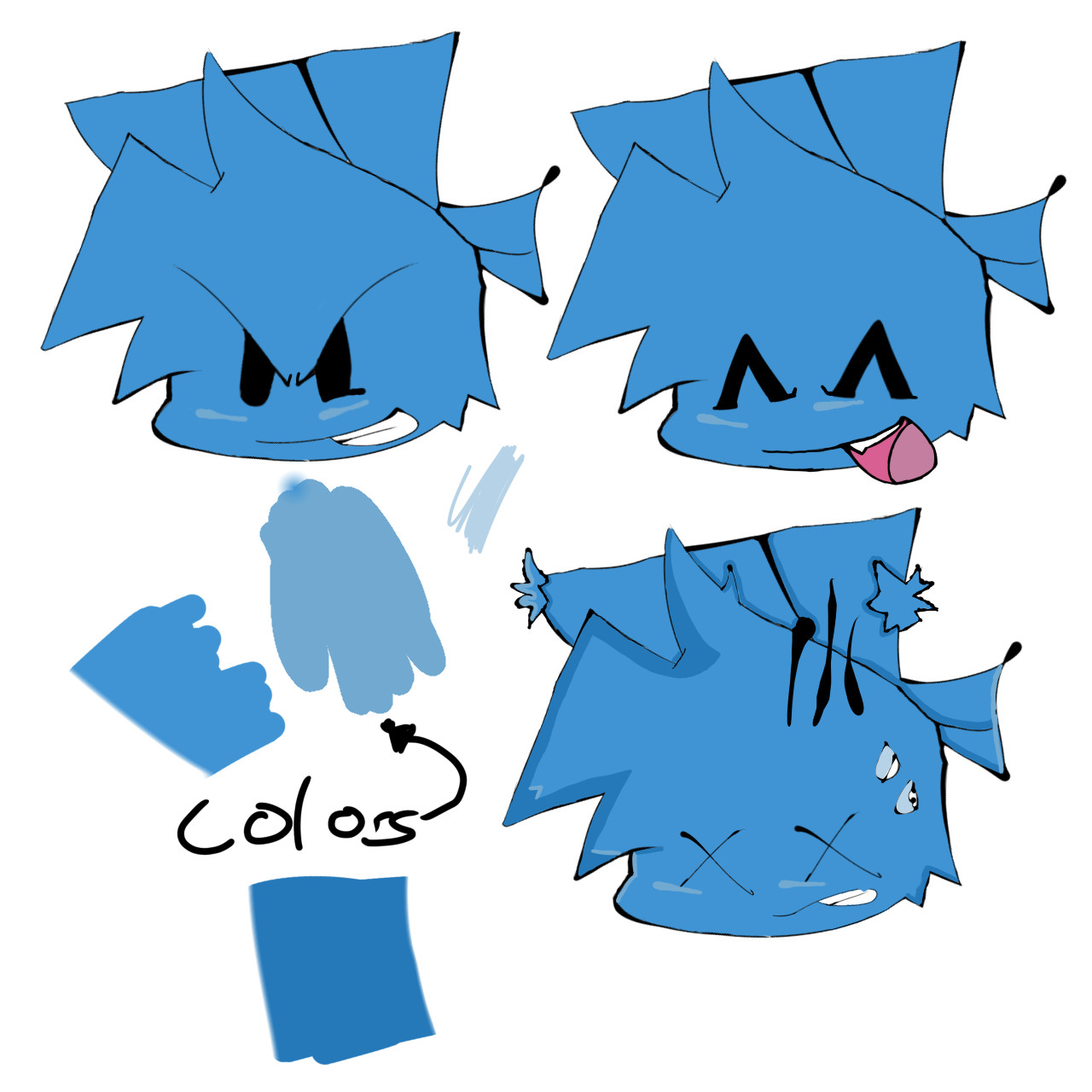 FNF Drawing I made (FNF BF ICONS) Concept for Friday Night Funkin ...