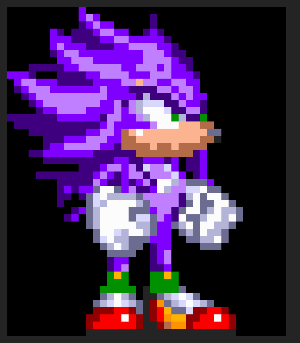 A new Super Knuckles design made by accident Concept for Sonic 3 A.I.R ...