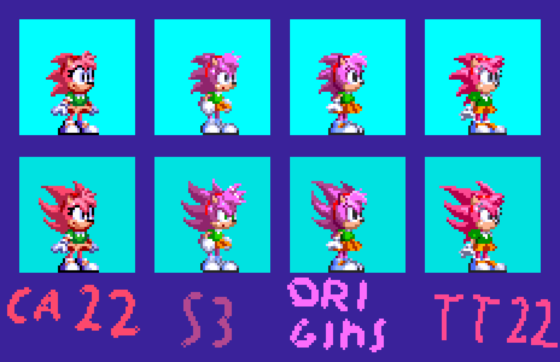 Amy Galore: Custom Super Amy's Concept for Sonic 3 A.I.R. | S3AIR Concepts