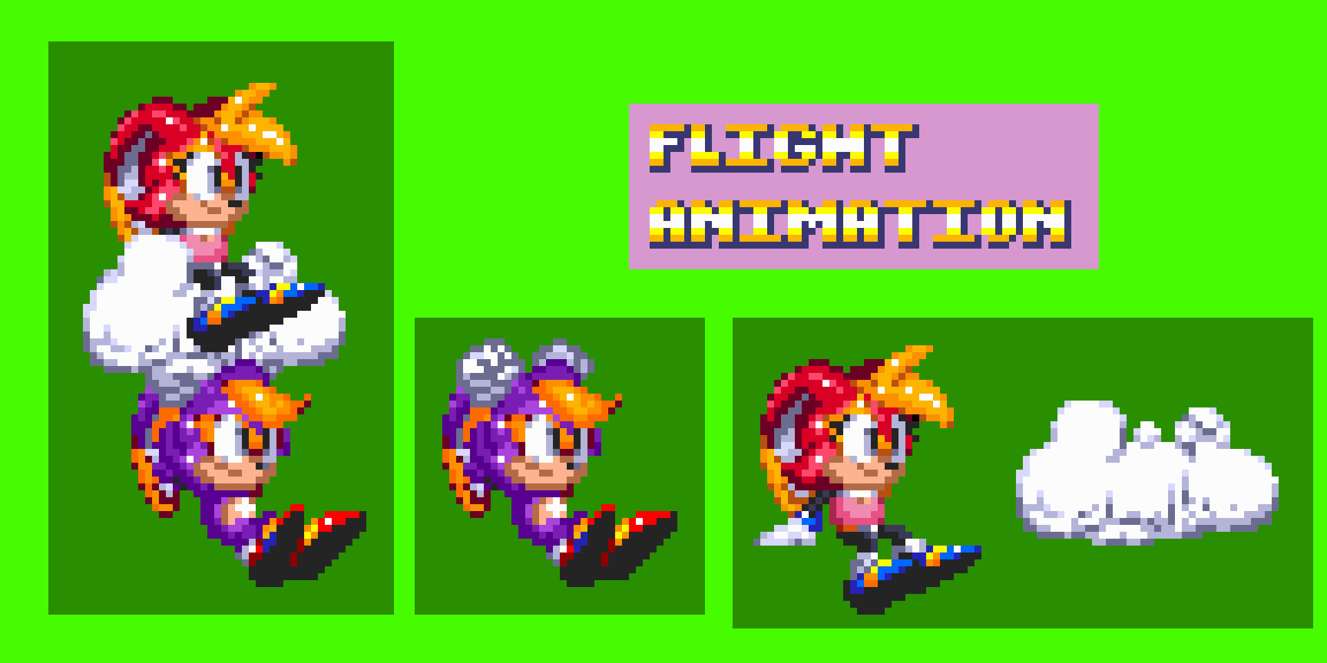 Nova & Ruby/Cherry the Rabbit over Sonic & Tails Concept for Sonic 3 A ...