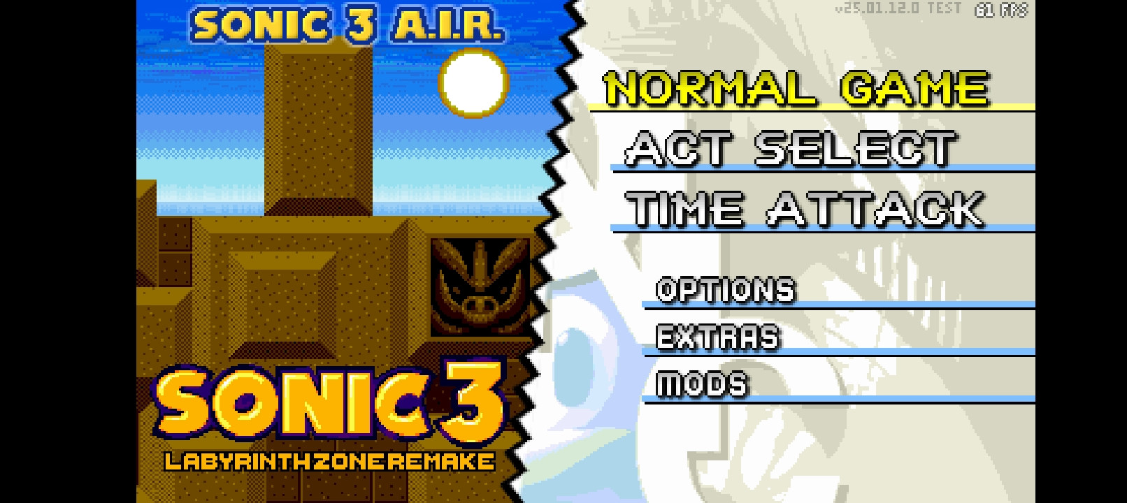 Labyrinth zone remake act 3 daytime Concept for Sonic 3 A.I.R. | S3AIR ...