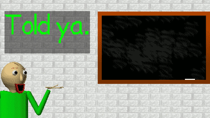 Using Dirty Chalk Eraser on Chalkles Concept for Baldi's Basics | Baldi ...