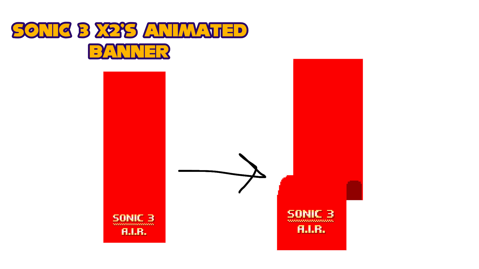 SONIC 3 x2's Animated Banner Concept for Sonic 3 A.I.R. | S3AIR Concepts
