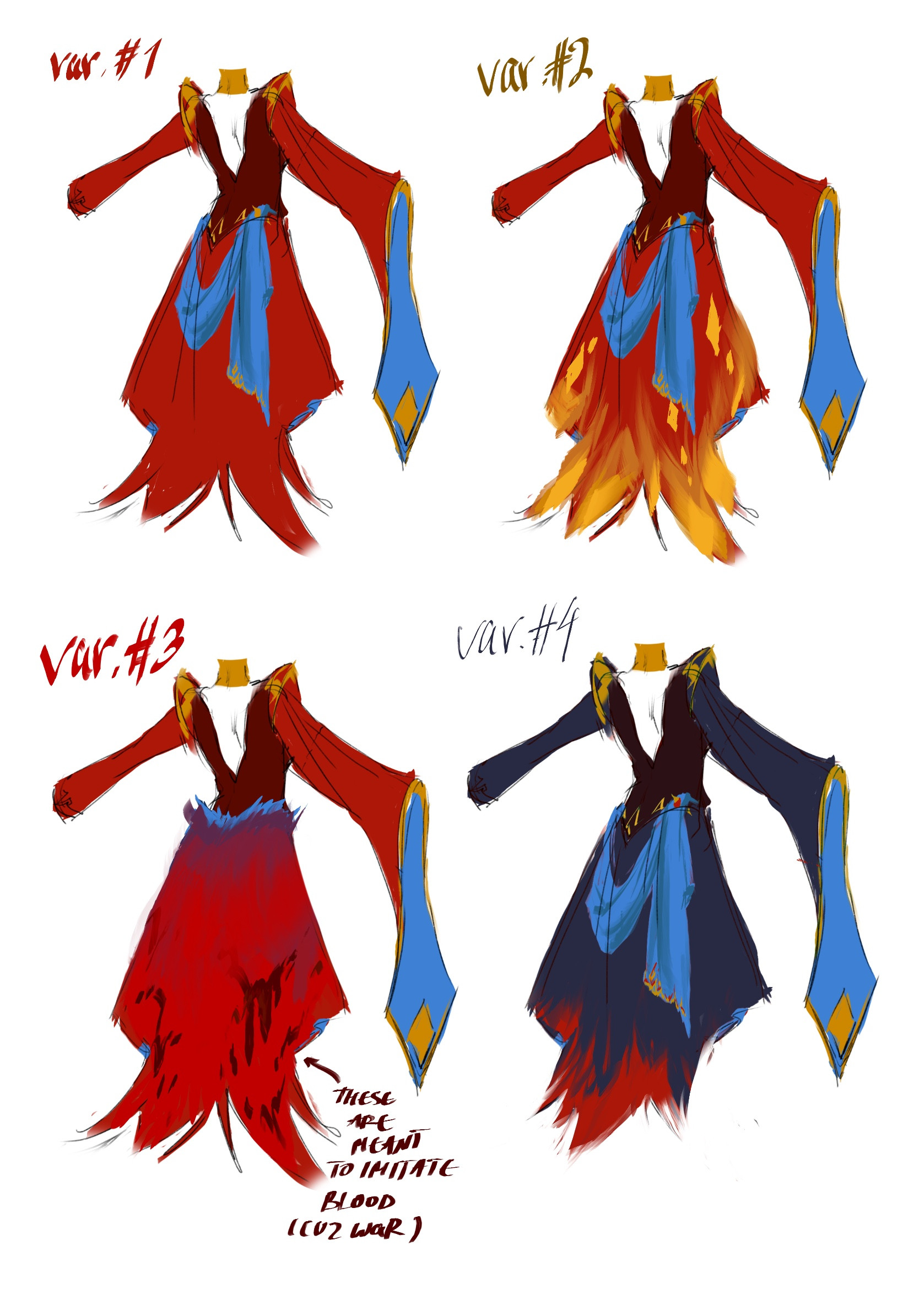 Red Lava | Mavuika Concept Concept for Genshin Impact | GI Concepts