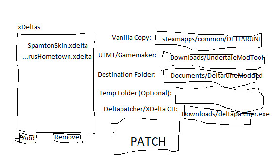 A program to combine 2 or more xdelta mods Concept for Deltarune | DR ...