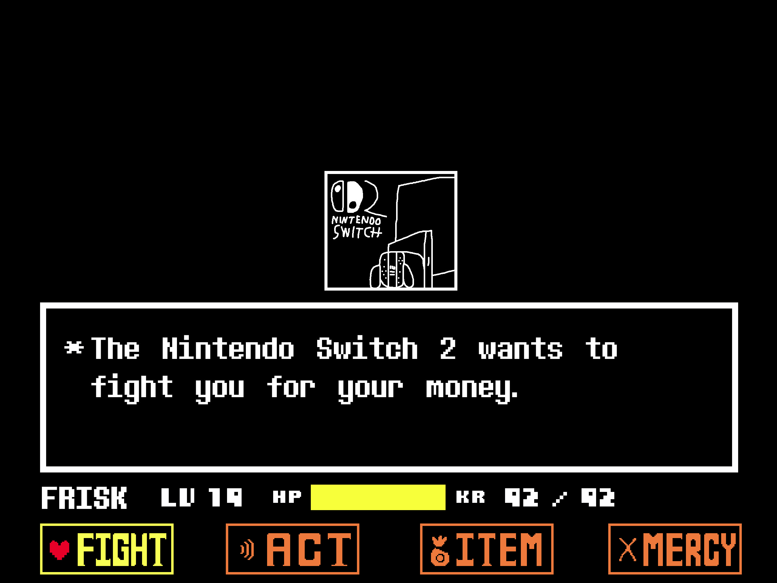 Nintendo Switch 2 Boss Battle Concept for UNDERTALE | UNDERTALE Concepts
