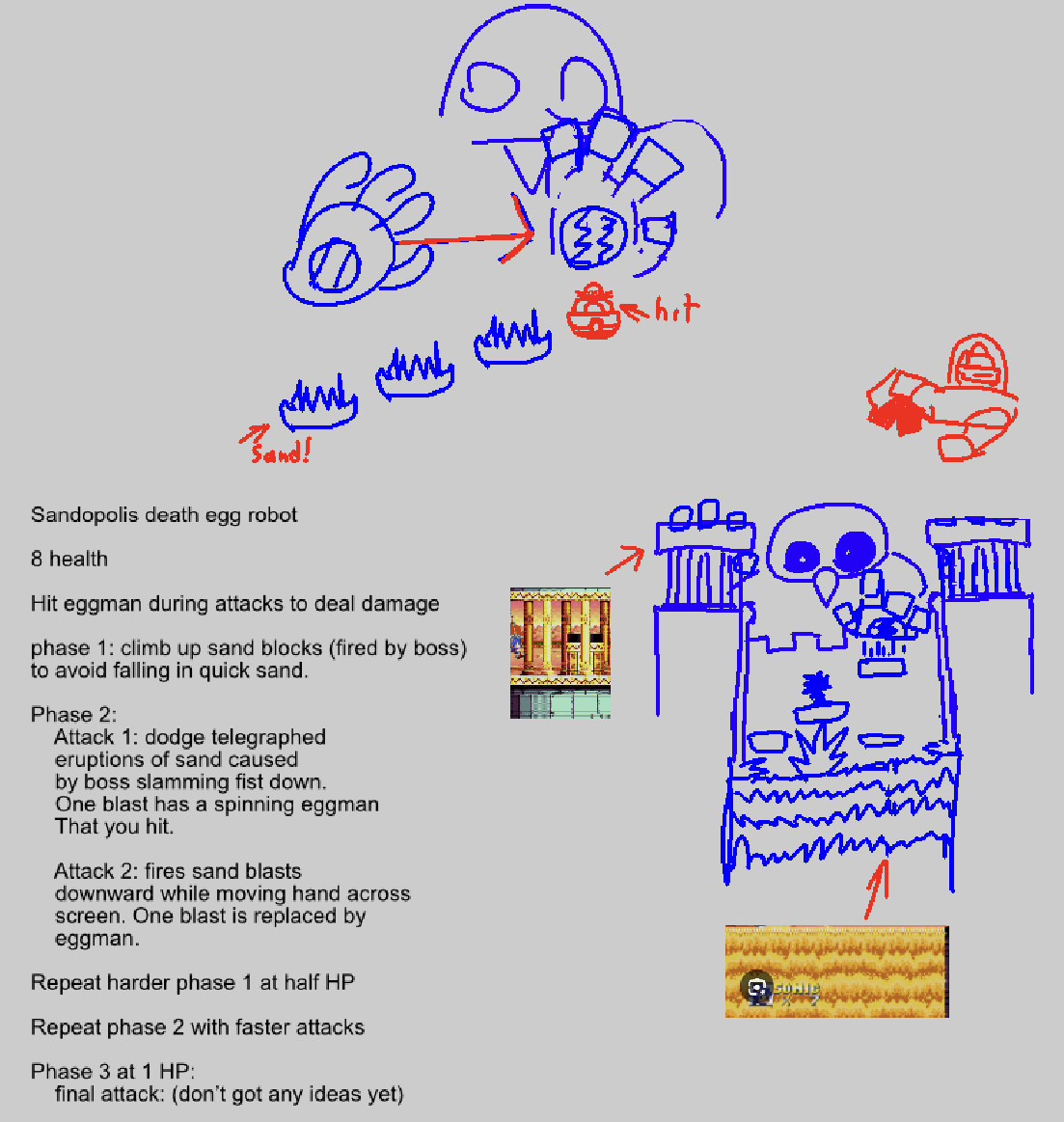 Sandopolis Final Boss Concept for Sonic 3 A.I.R. | S3AIR Concepts