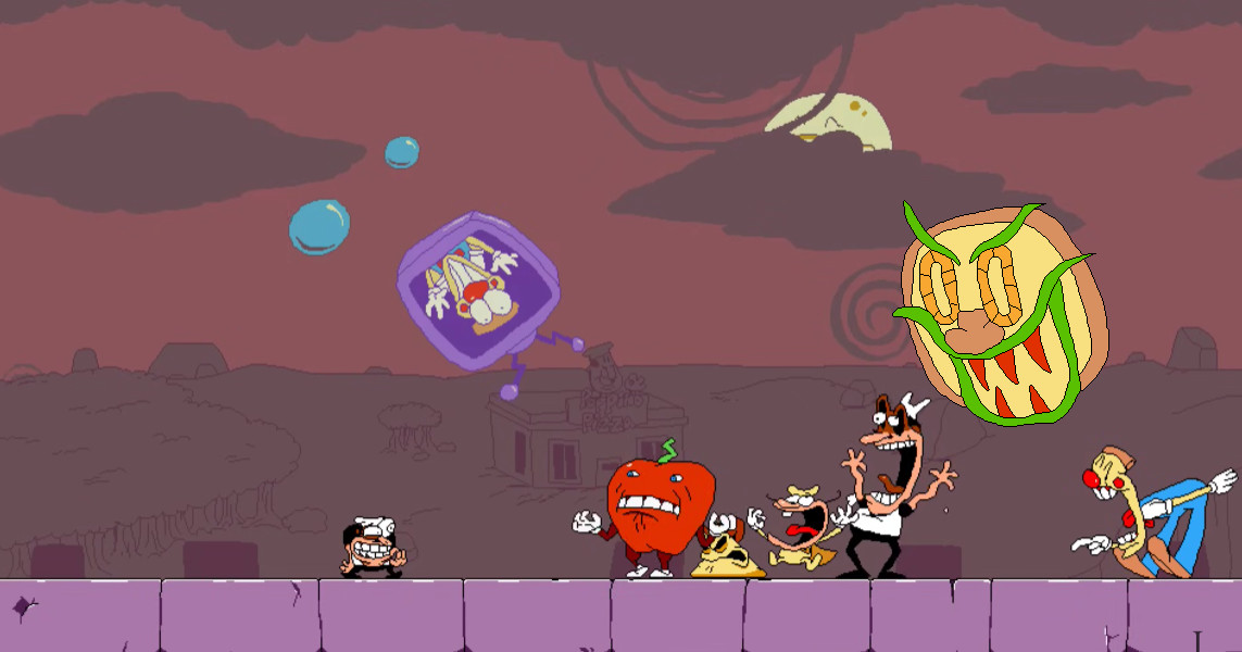 Pizzaface in the boss rush Concept for Pizza Tower | PT Concepts