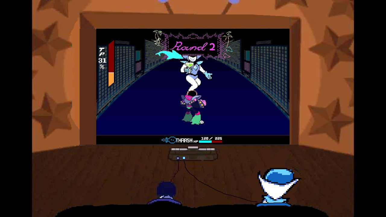 Giga queen fight as a minigame post ch3 and 4 Concept for Deltarune ...