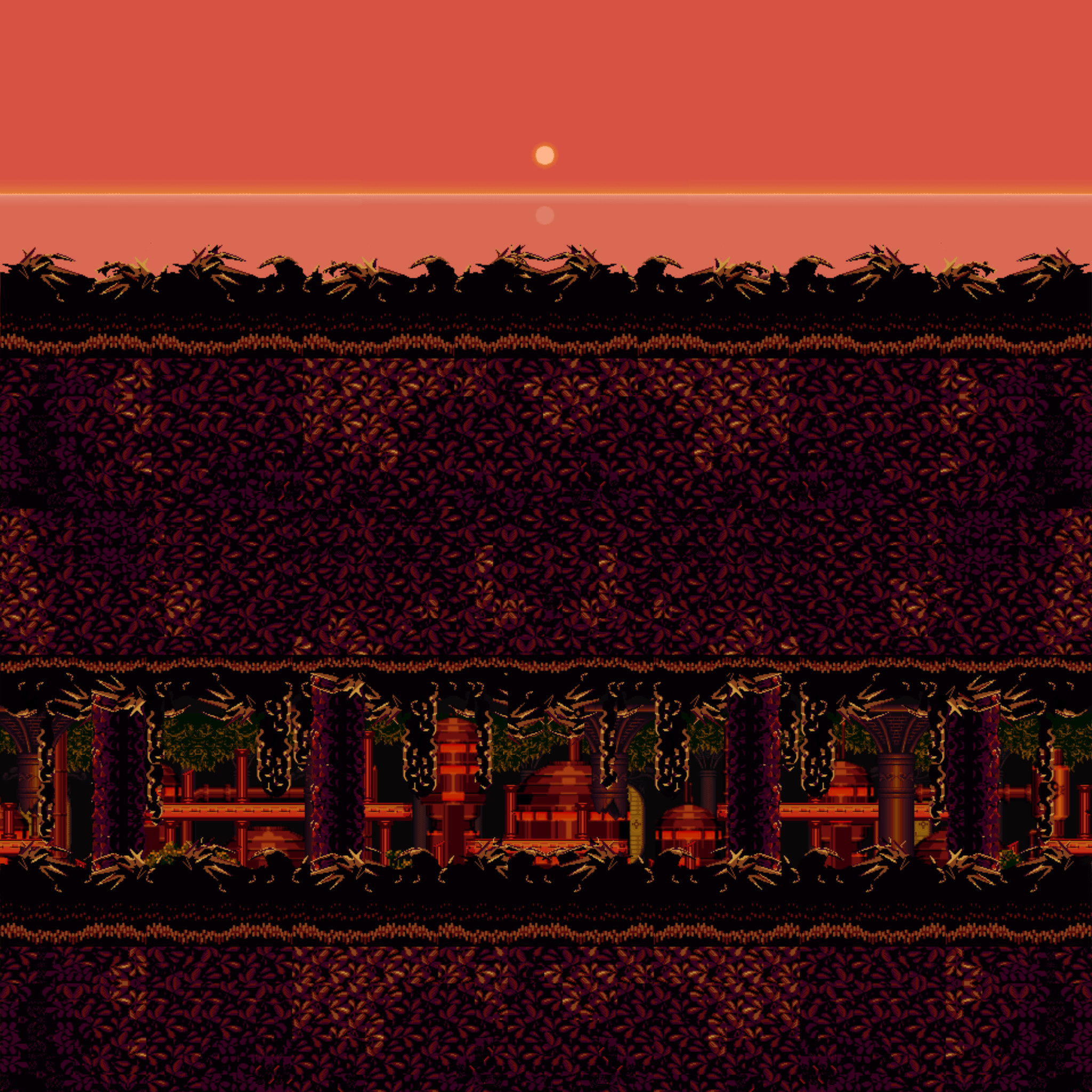 Angel Island Act 2 Background: Hedgy Take Concept for Sonic 3 A.I.R ...