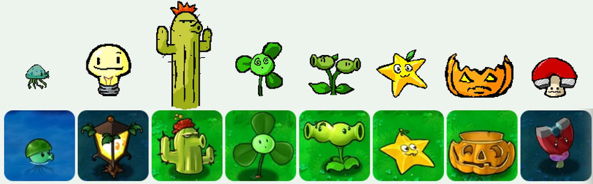 Placeholder Art Style Textures Concept for Plants vs. Zombies | PVZ ...