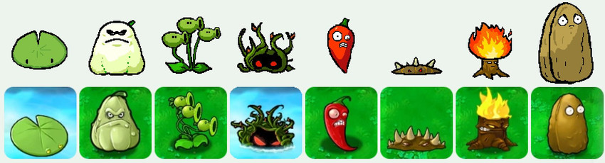 Placeholder Art Style Textures Concept for Plants vs. Zombies | PVZ ...