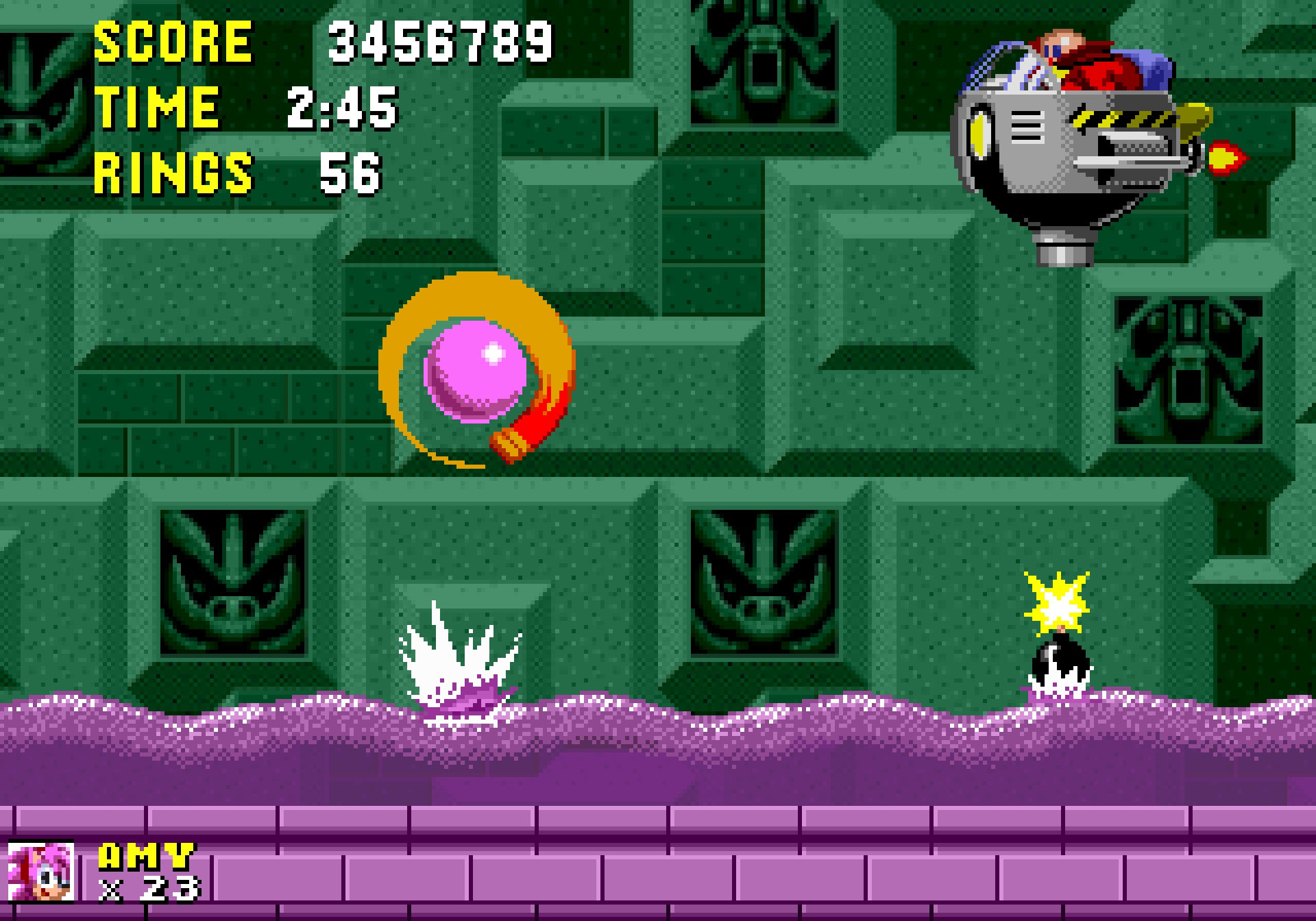 Scrap brain zone act 3 boss Concept for Sonic the Hedgehog Forever ...