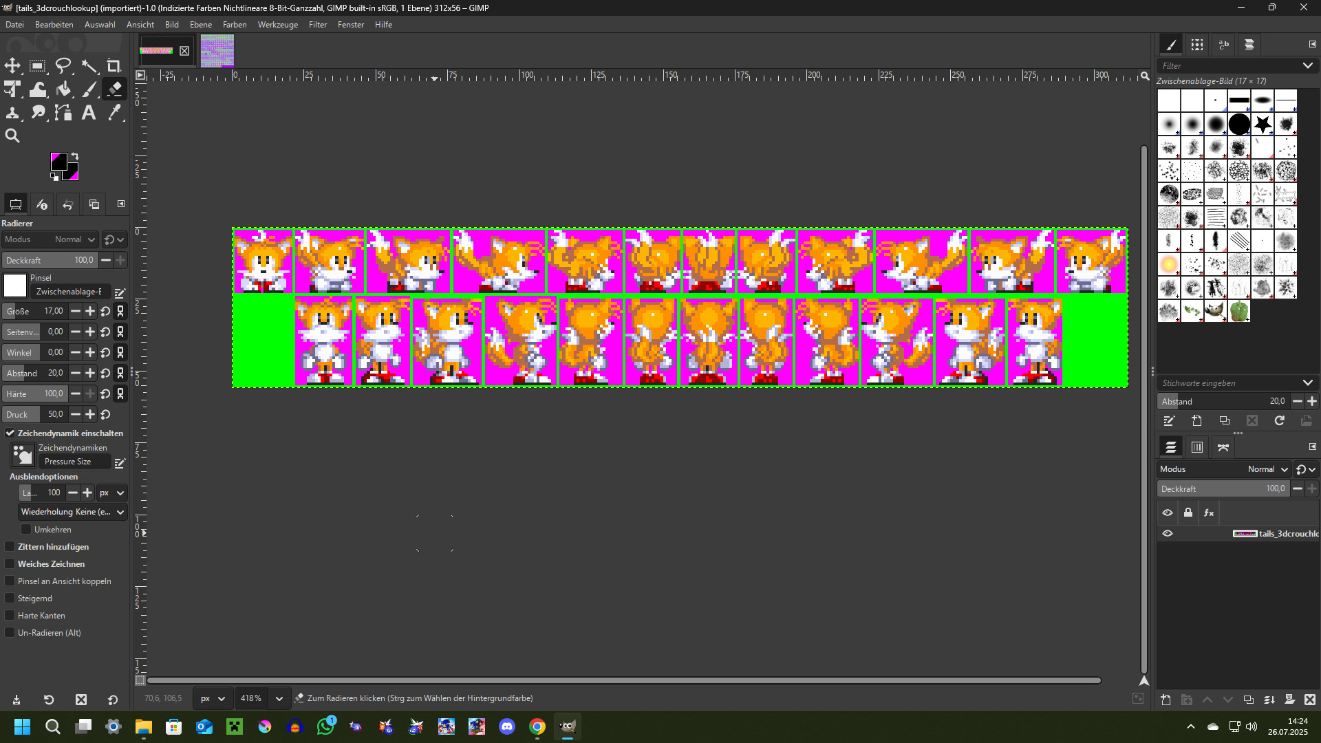 Origins Barrel Sprites + Tails Sprite Fixes Concept for Sonic 3 A.I.R ...