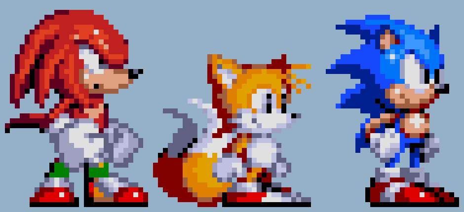 Composite Genesis Tails. Concept for Sonic 3 A.I.R. | S3AIR Concepts
