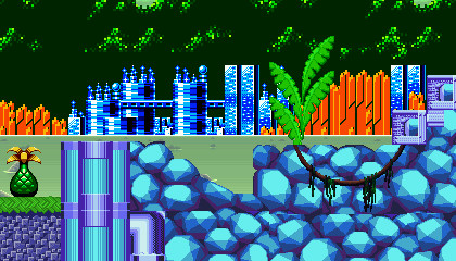 Relic Ruins Styled Background Concept for Sonic 3 A.I.R. | S3AIR Concepts