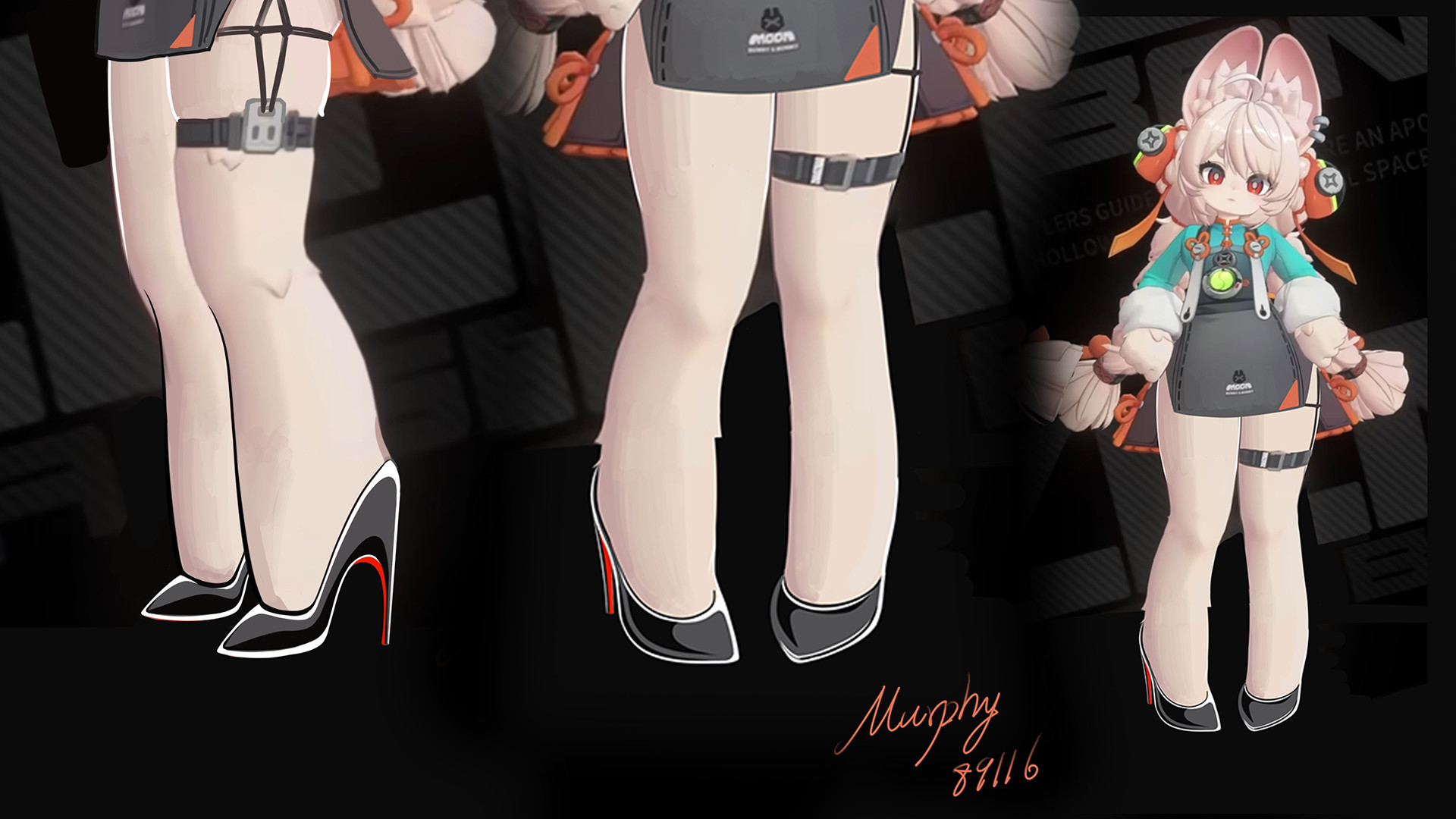 Zhao - A rabbit's legs are actually long. Concept for Zenless Zone Zero ...