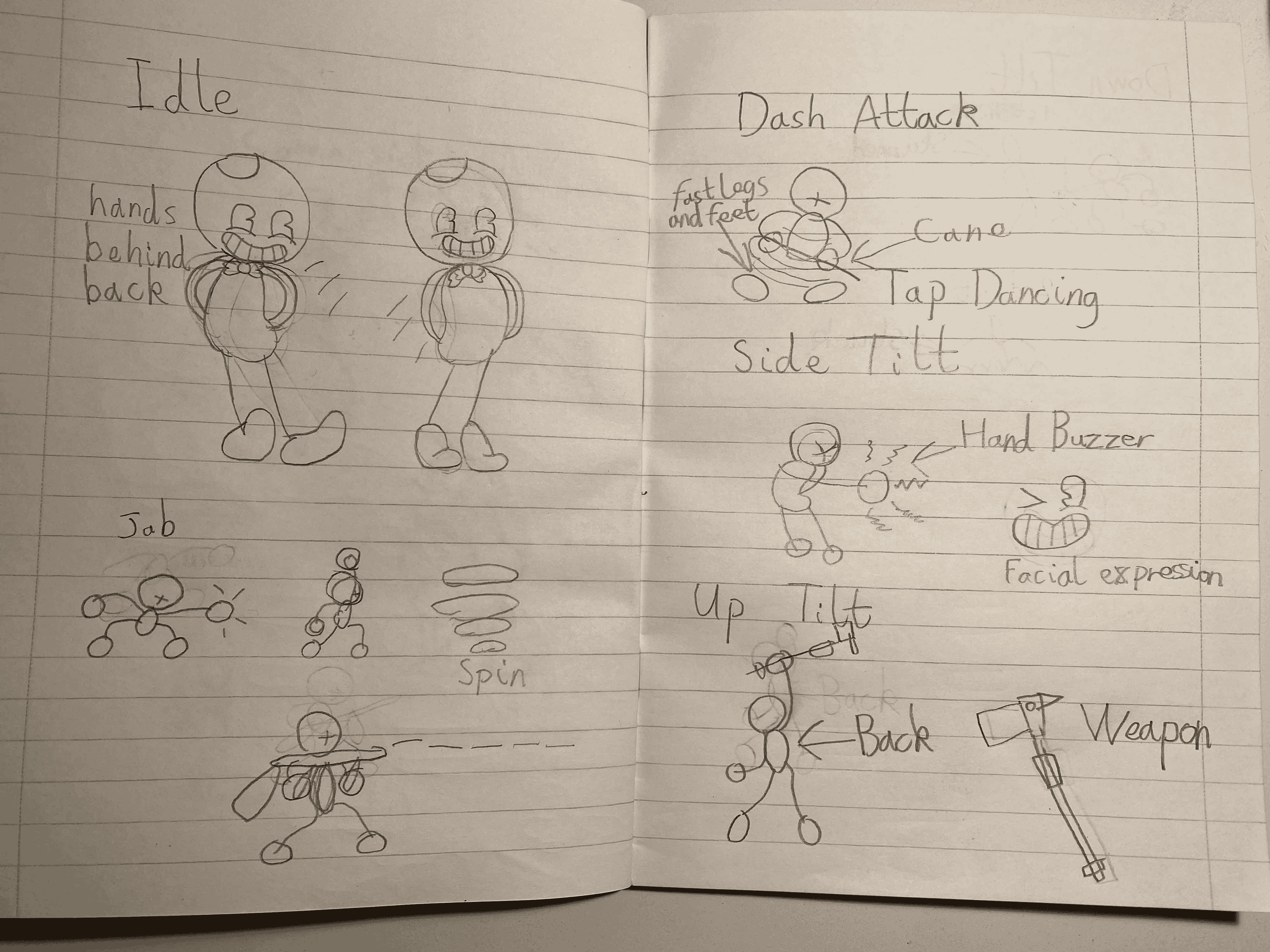 Bendy (The Dancing Demon) Custom Moveset Concept! Concept for Super ...