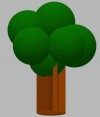 Accurate Baldi's Basics Tree Model (V1.3) 3D Model