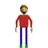 BB+ Student model V3! (Anim8or) 3D Model