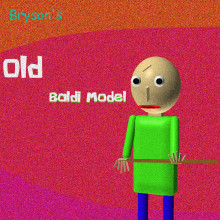 Old Baldi Model 3D Model