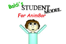Baldi's 3D Anim8or Model V8 3D Model