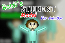 Baldi's 3D Anim8or Model V8 3D Model