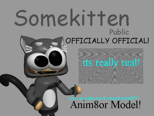 SomeKitten - Public Anim8or Model! [3D Models]