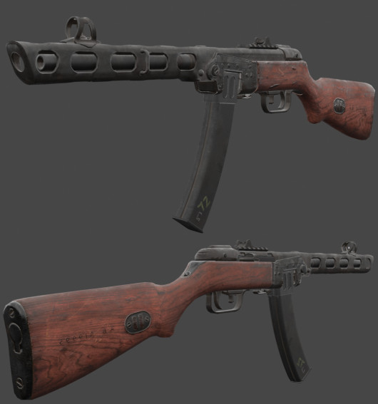 PPSH-41 [3D Models]