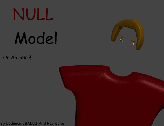 Null Remade in Anim8or 3D Model