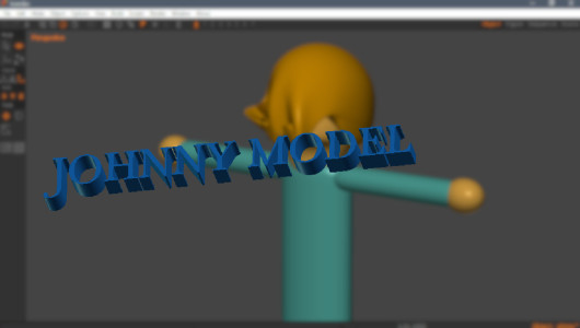 Johnny 3D Anim8or Model V.1.0 3D Model