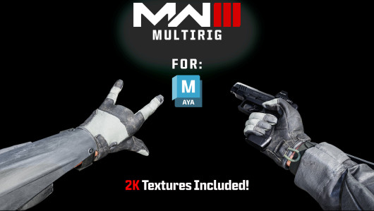 Call of Duty MWIII Multirig Maya 3D Model