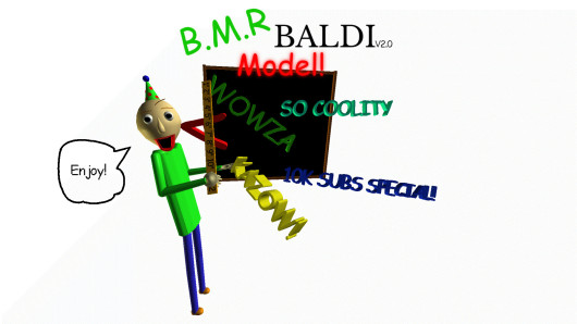 B.M.R BALDI MODEL RELEASE! (P3D) 3D Model