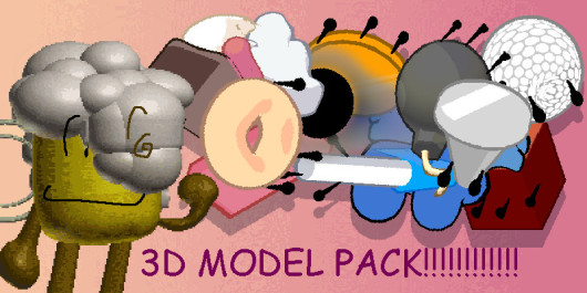 Beery's Accurate BFDI Model Pack 3D Model