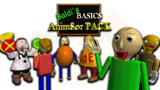 Baldi's Basics Anim8or PACK! 3D Model