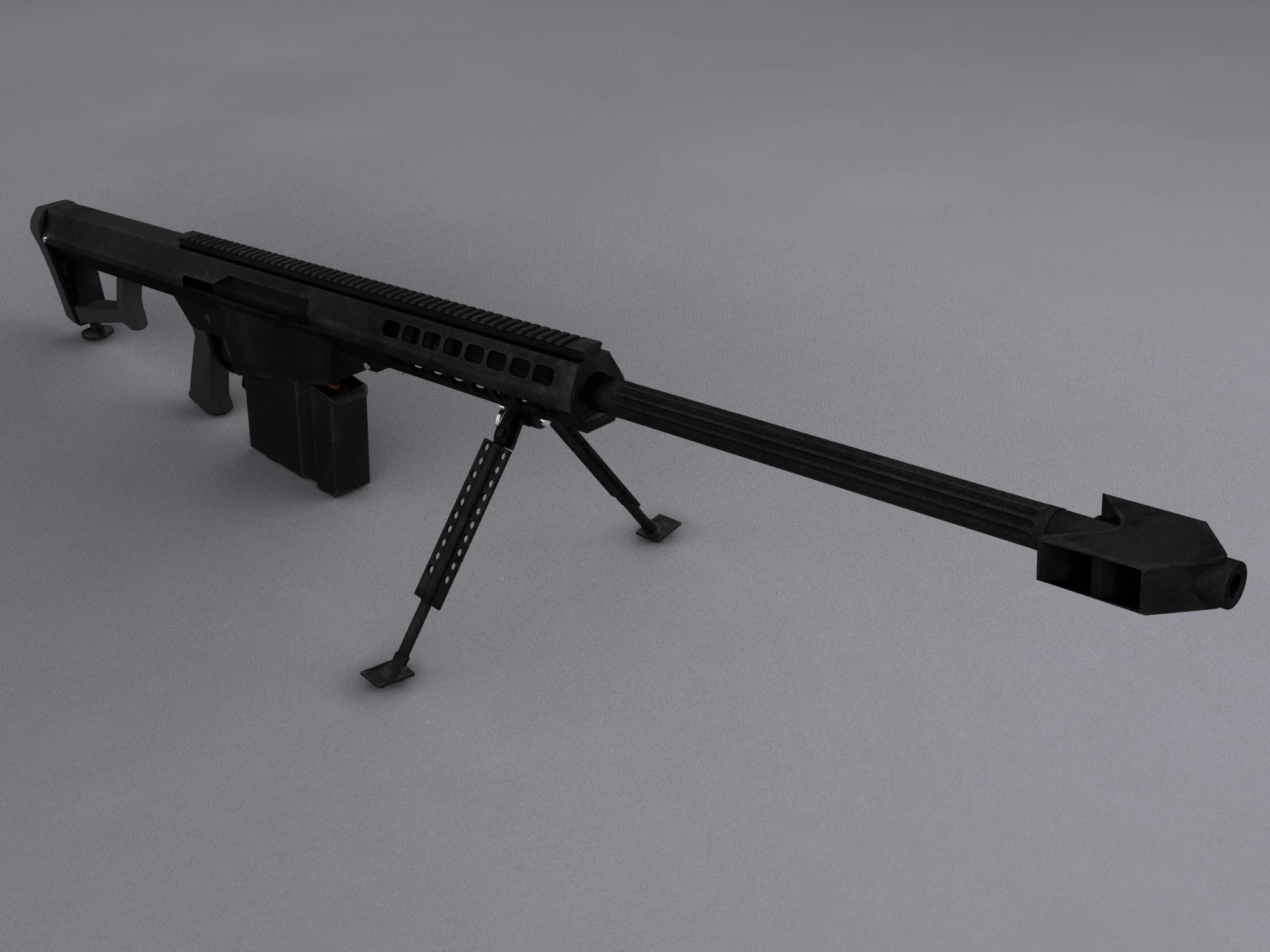 Barrett M82 Sniper Rifle Snow Wolf BARRETT M82A1 Spring Sniper Rifle