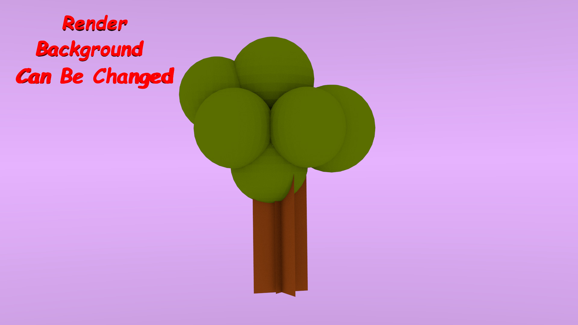 Accurate Baldi's Basics Tree Model (V1.3) 3D Model