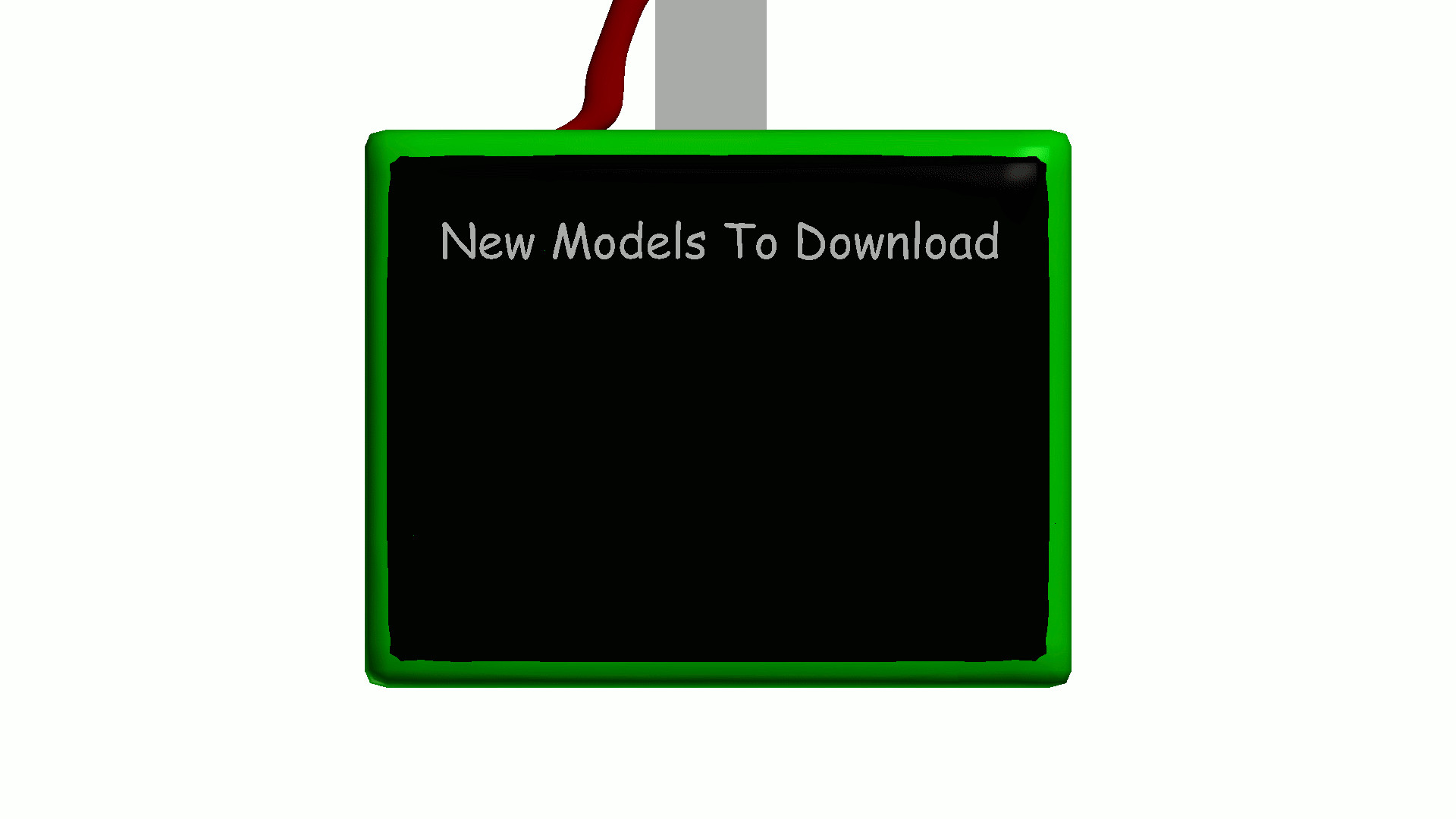 Baldi's Basics Birthday Bash Gift Model 3D Model